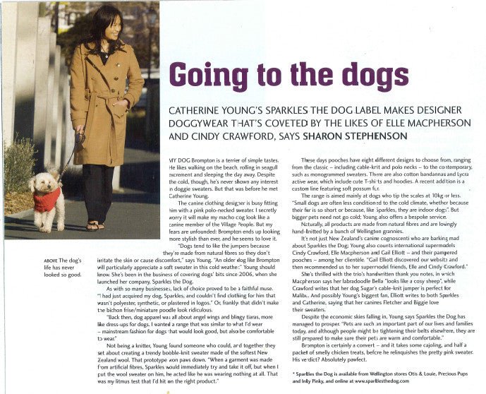 Dominion Post - Your Weekend Magazine | Sparkles The Dog Limited